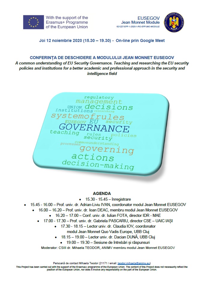 Projects | “Mihai Viteazul” National Intelligence Academy