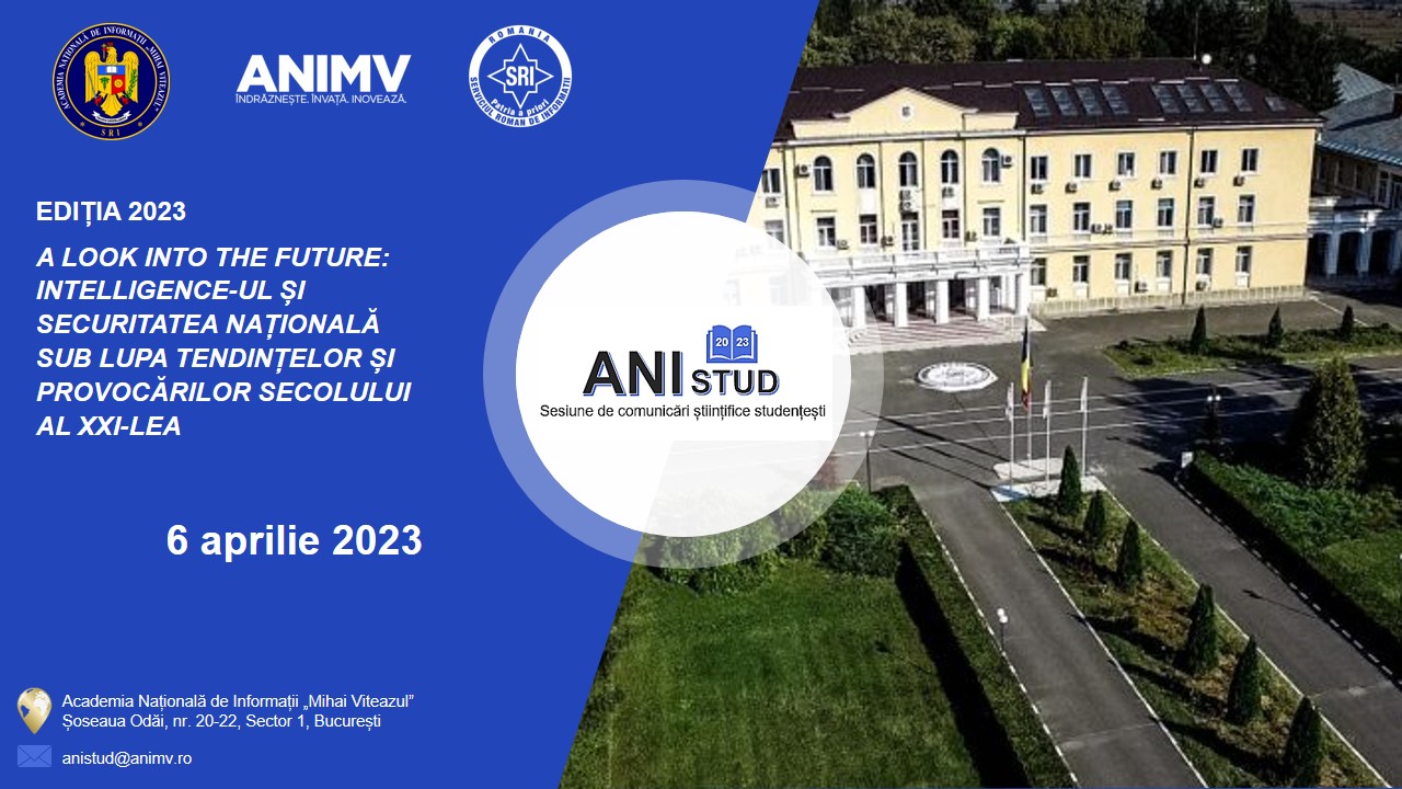 ANISTUD 2023 – Call for Papers | Academia Națională de Informații ...